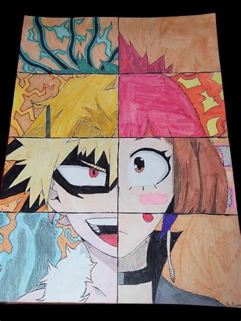 United Quirks A Portrait Of Strength My Hero Academia Wall Art Print