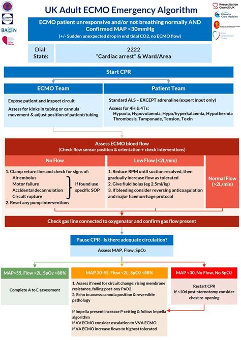 Uk Adult Ecmo Emergency Algorithm Dr Prashant Bankar