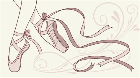 Ballet Shoes Ribbon Dance Footwear And Graceful Ballet Accessory