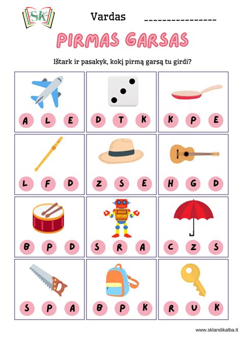 UŽduotys Spausdinimui Sklandi Kalba