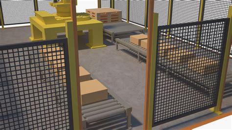 Palletizing Cell Scene 01 3d Model Turbosquid 2139100