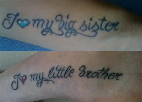 Pin By Laura Cote On Cool Brother Tattoos Sister Tattoos Sibling