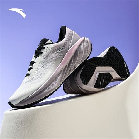 Anta Women Pg7 Float Running Shoes 1224f5504 4 Purple White Kasut