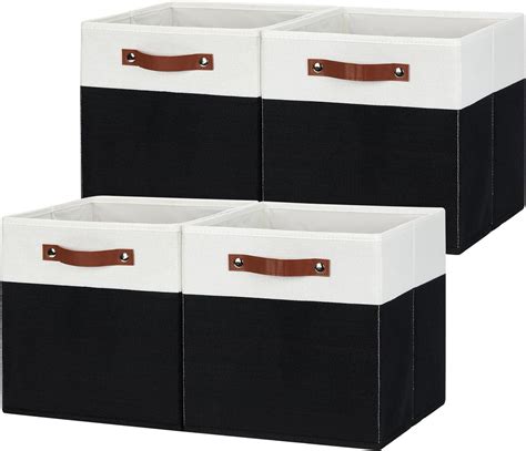 Rfcuibij Fabric Storage Cubes 12 Inch Cube Stroage Bins For Empty T Basket Toys Nursery