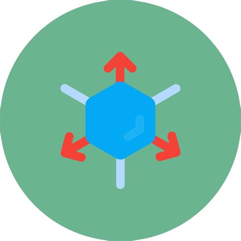 3d Coordinate Axis Flat Circle Icon 37142957 Vector Art At Vecteezy