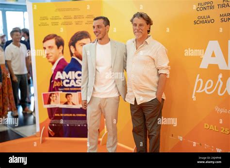 Filippo Tirabassi And Giorgio Tirabassi Are Attending The Amici Per