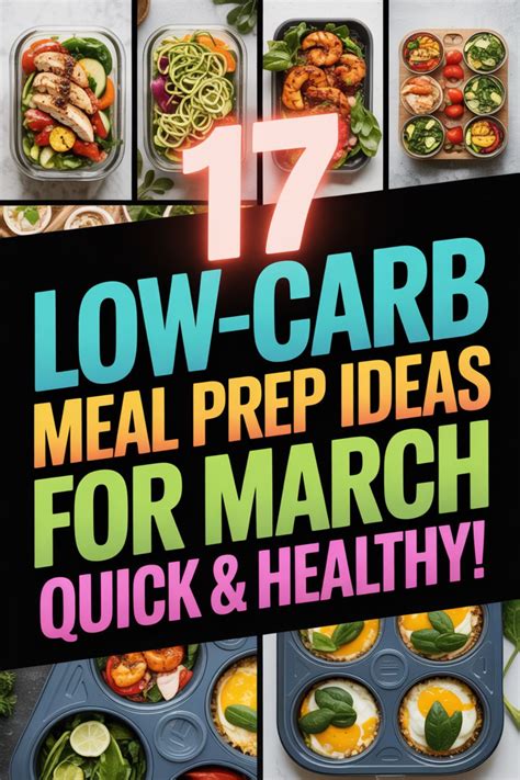17 Low Carb Meal Prep Ideas For March