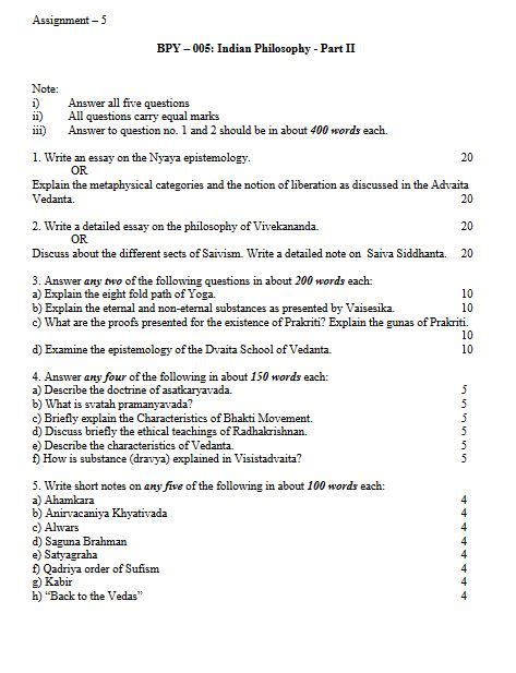 Bpy 5 Solved Assignment English Medium 2017 18 Khojinet Ignou