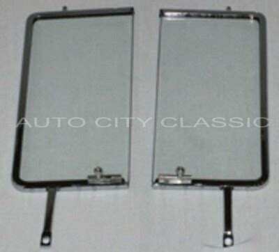 1955 1957 Chevy 2 And 4 Door Hardtop Clear Vent Glass In Frame Rh Lh Set