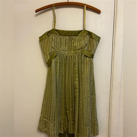 Dresses Bcbg Maxazria Sage Green Silk Halter Topdress Poshmark
