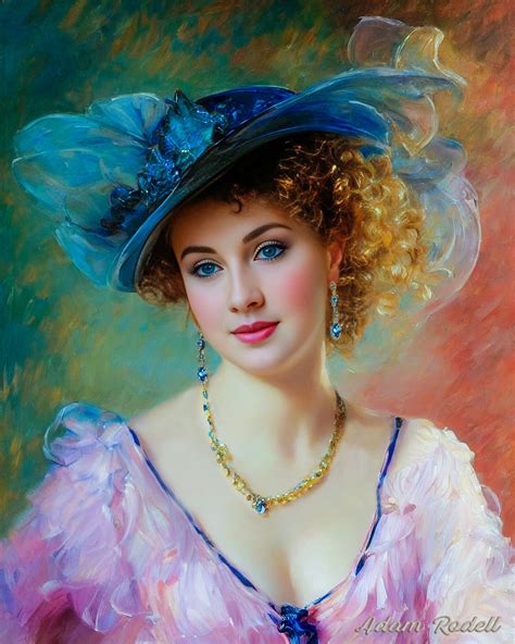 Girl In A Blue Hat By Adamrl On Deviantart Girl In A Blue Hat By Adamrl On Deviantart