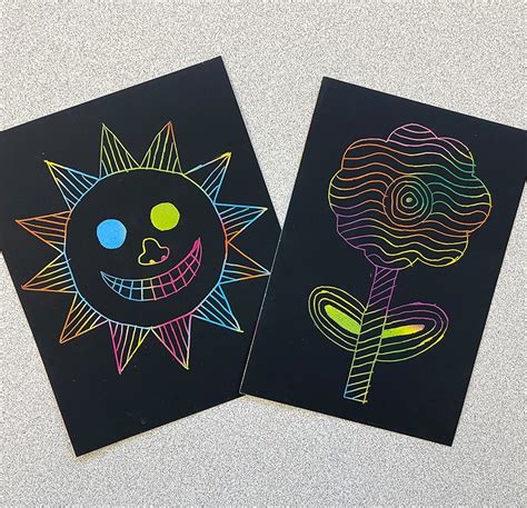 Simple Scratch Art Ideas