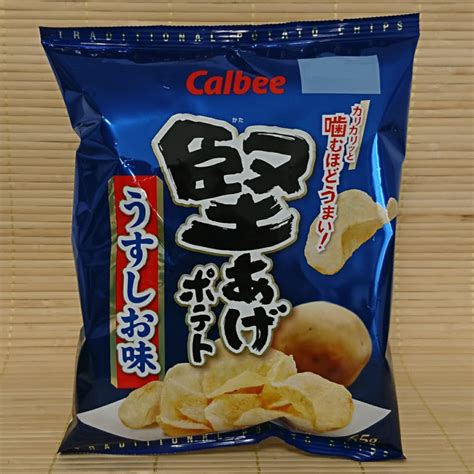Calbee Kata Age Potato Chips Light Salt Napajapan