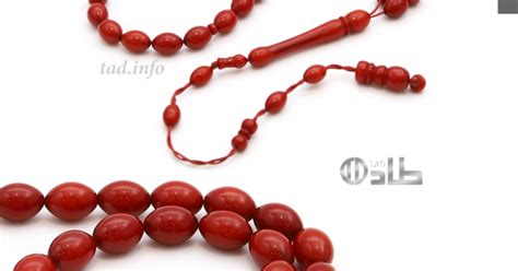 سبحة تراب كهرمان مع التمليكة