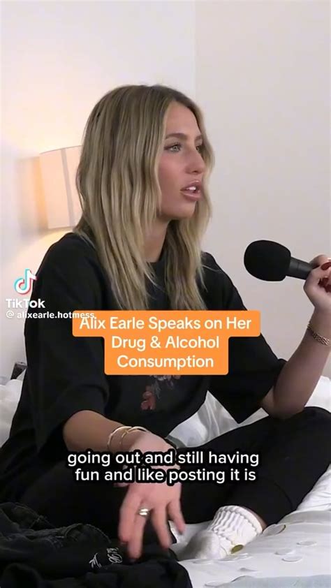 Alix Talking Abt Ppl Thinking Shes An Alcoholic And Is On Drugs R