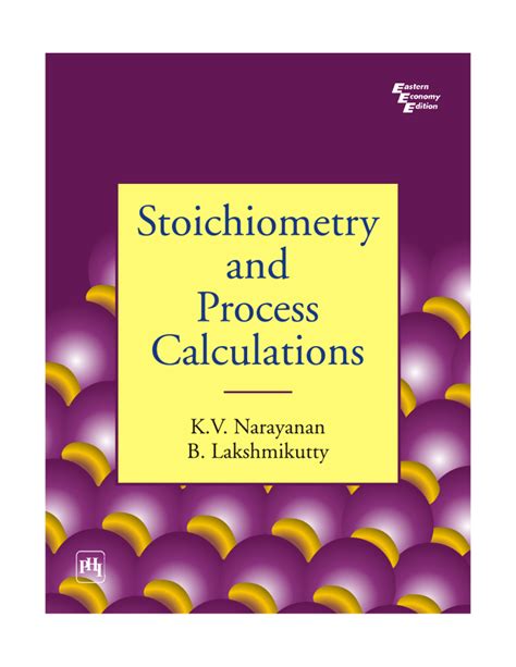 Stoichiometry And Process Calculations Textbook