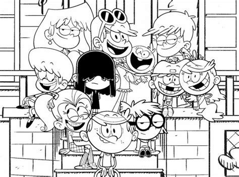 The Really Loud House Coloring Pages