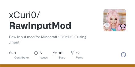 Github Xcuri Rawinputmod Raw Input Mod For Minecraft Using Jinput