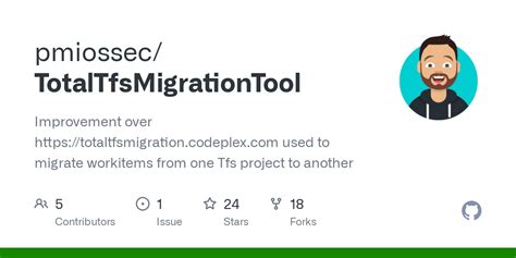 GitHub Pmiossec TotalTfsMigrationTool Improvement Over Https Totaltfsmigration Codeplex Com