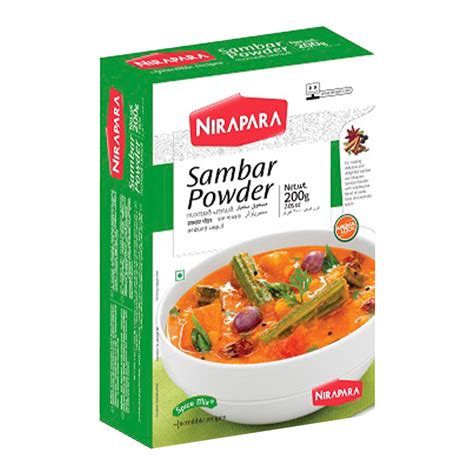 Nirapara Sambar Powder 200 G Online At Best Price Lulu Qatar