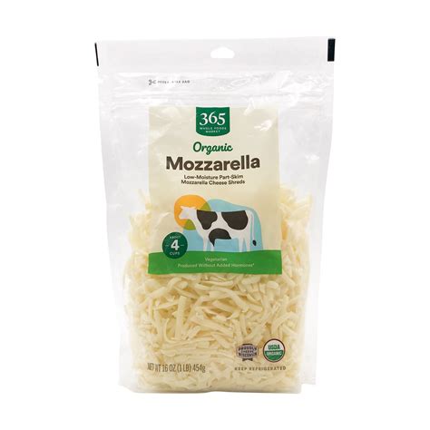 Organic Shredded Mozzarella Cheese