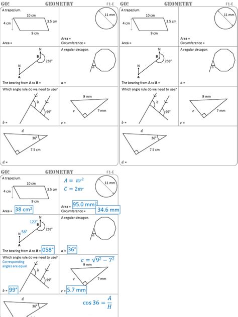 Gcse Geometry Foundation 1e A5 Pdf Area Classical Geometry