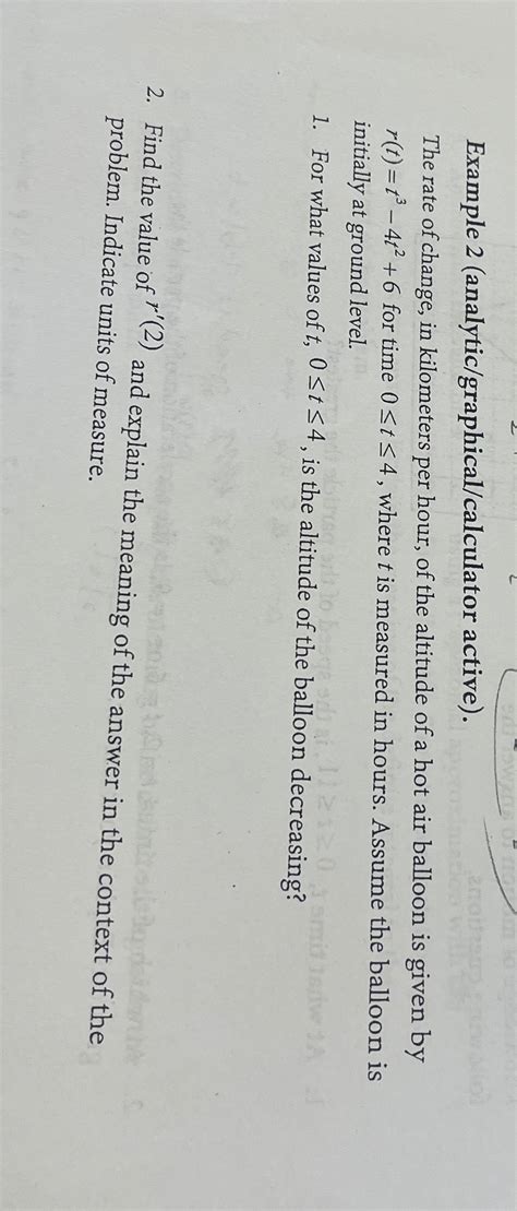 solved example 2 analytic graphical calculator active the