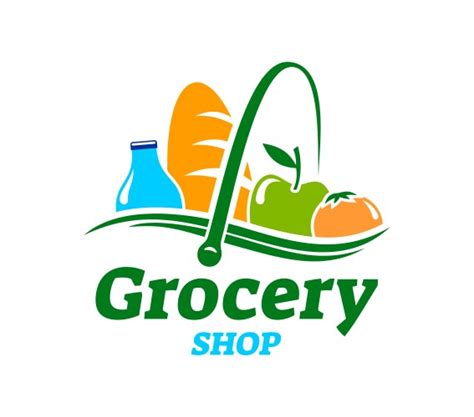 Grocery Basket Logo Market Basket