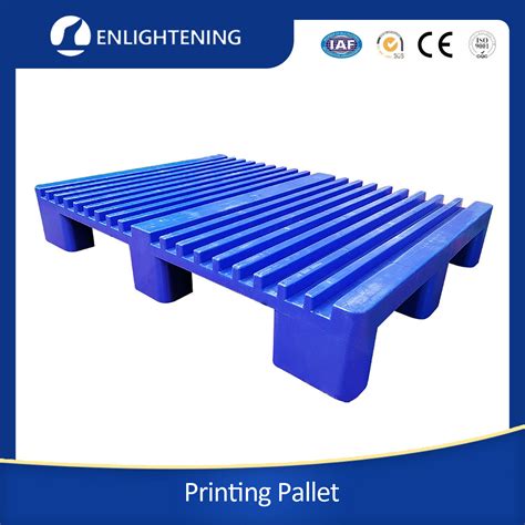 Nestable Industrial Plastic Pallet Printing Plastic Pallet Racking