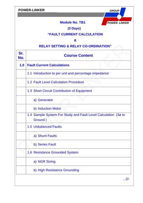 Pdf Sr Course Content · 10 Fault
