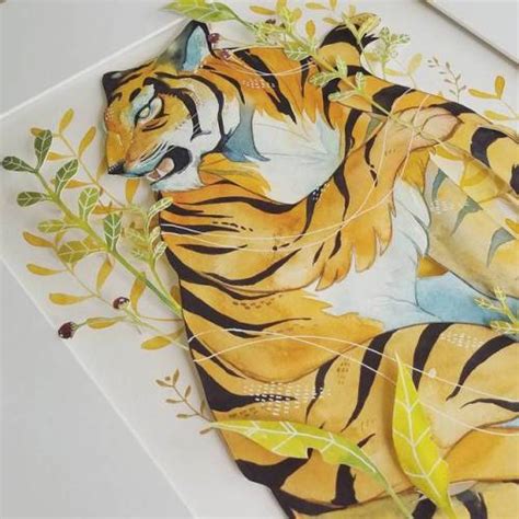 Paper Cut Illustrations By Licca Kirk On Instagram