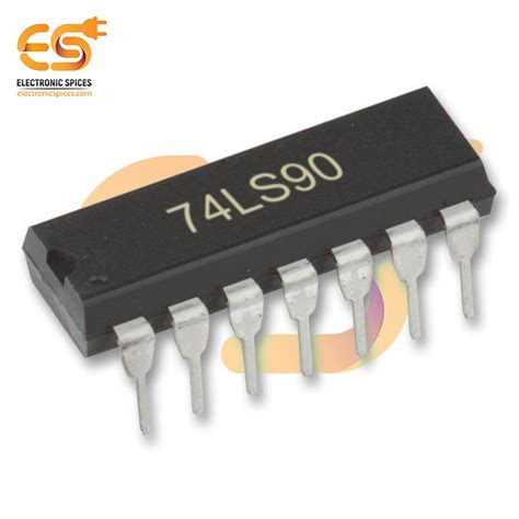 Buy 74ls90 4 Bit Decade Counter Ic Dip 14 Electronic Spices