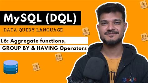 L06 Aggregate Functions Mysql Dql Codencode Youtube