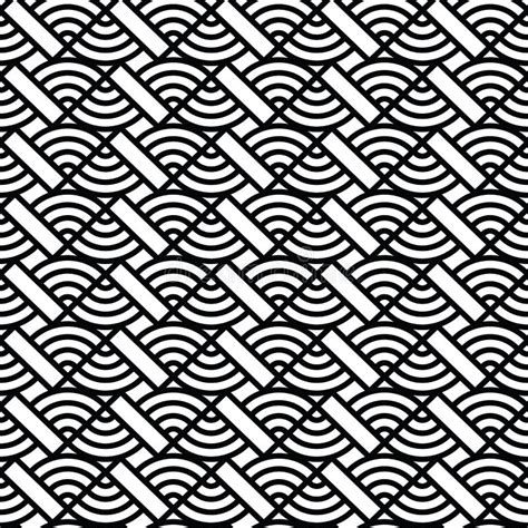 Abstract Round Pattern Seamless Stock Vector Illustration Of Style