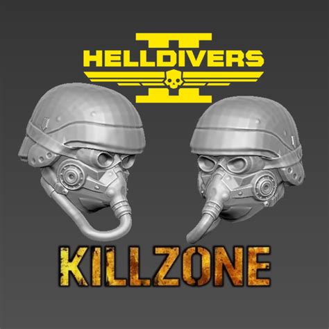 🪖 Helghast Helmet Helldivers X Killzone・ Obj File For 3d Printing・cults