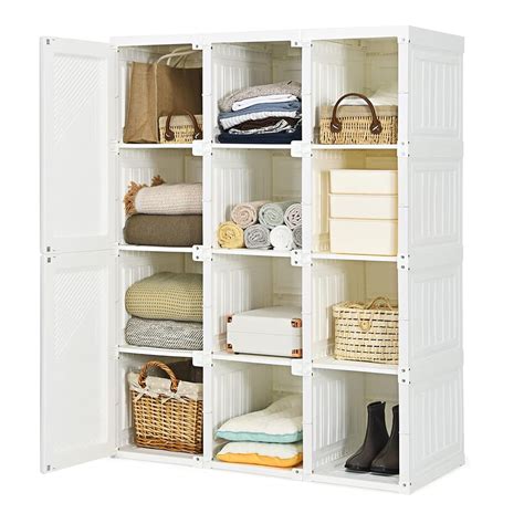 Portable Closet Wardrobe Foldable Clothes Organizer Easy Assemble