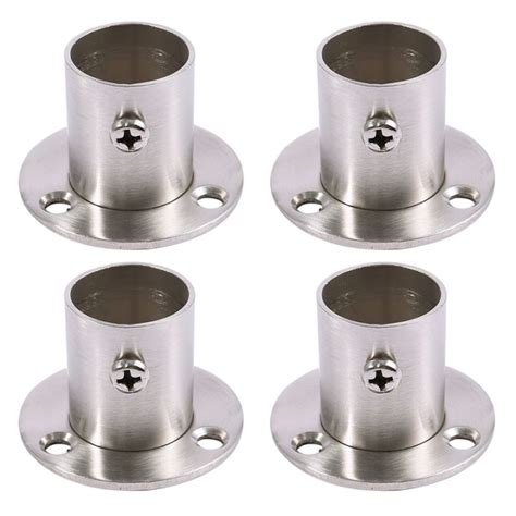 【lev】 4x Closet Wardrobe 22mm Dia Pipe Hanging Rail Rod End Support Bracket Lazada Ph