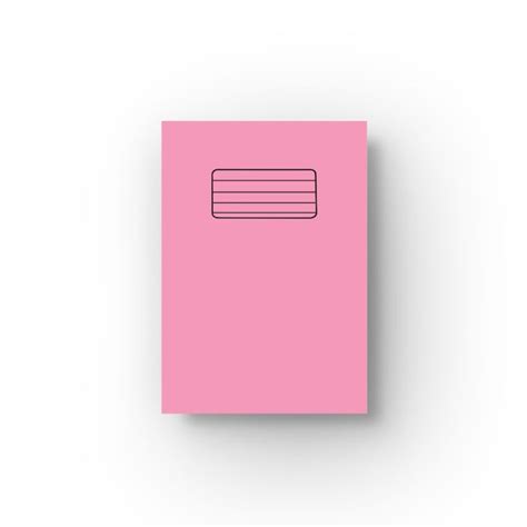 Lined School Sized Exercise Book 60 Pages Pink Cover