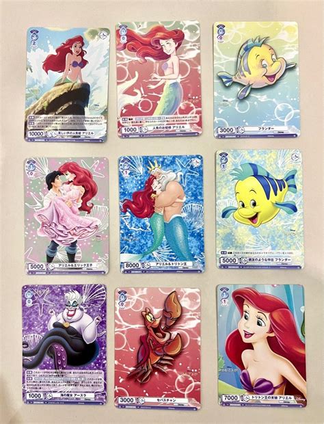 Wsb Disney Little Mermaid Cards Hobbies And Toys Toys And Games On Carousell