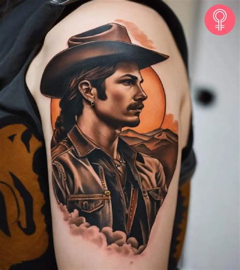 Western Tattoos For Men Upper Arm Bold Symbols Of Strength And Heritage