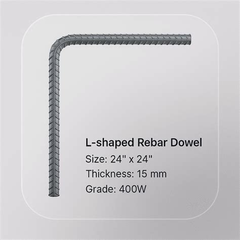 Rebar Dowels Prefabricated Reinforcement Bars Rebarshop