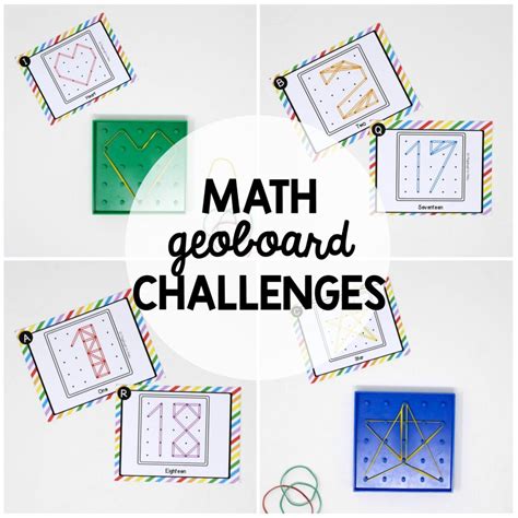 Math Geoboard Challenges Science Of Reading Formula