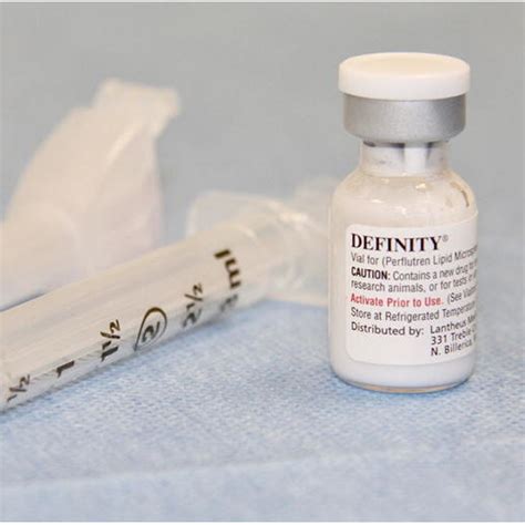 Optison Reconstitution A Optison Comes In A Box Of Five 3 Ml Vials