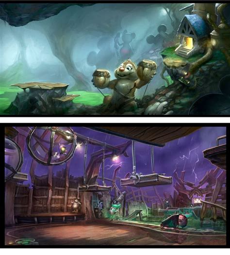 Epic Mickey Concept Art Epic Mickey Disney Epic Mickey Concept Art