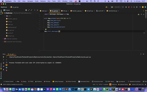 Dearpygui Interrupted By Signal 11 Sigsegv · Issue 2081 · Hoffstadt