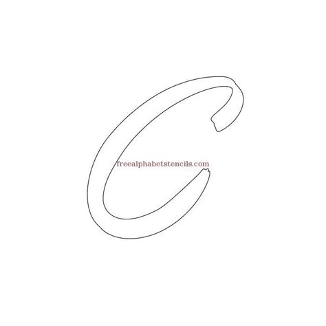 Classical Calligraphy Alphabet Stencils Alphabet Stencils Letter