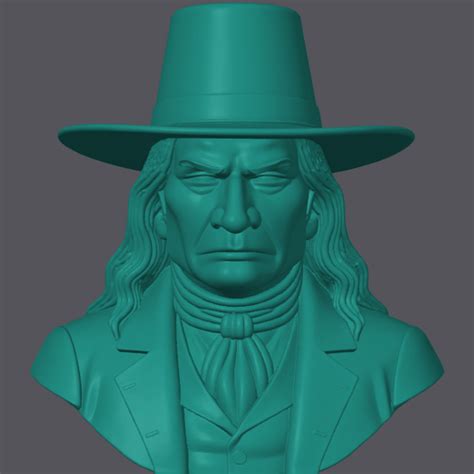 👤 Bust Of Peruvian Revolutionary Tupac Amaru 2・ Stl File For 3d