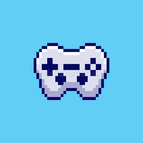 Pixel Art Game Controller Game Asset Design Stock Illustration Illustration Of Button Play