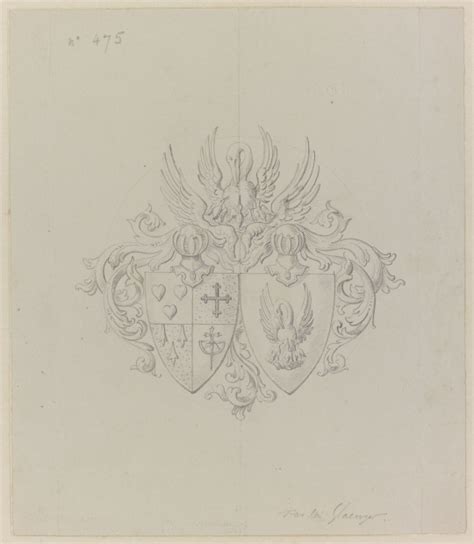 Emile Gallé Blason Aux Armes De M Glaenzer Images Dart