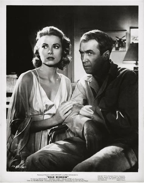 Grace Kelly And Jimmy Stewart Grace Kelly Hitchcock Film Classic